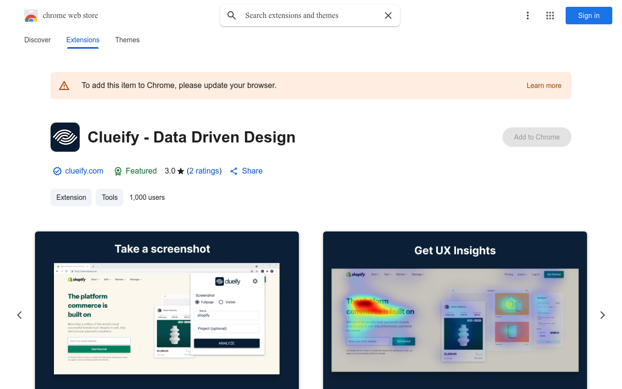 Clueify - Data Driven Design | AI Tool Review & Ratings | Aigist.org